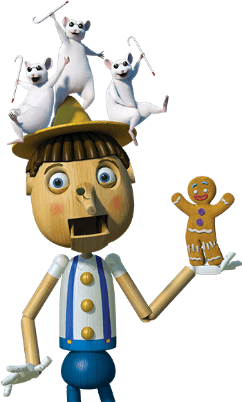 Shrek Clipart Pinocchio - Star Cutouts Gingy The Gingerbreadman ...