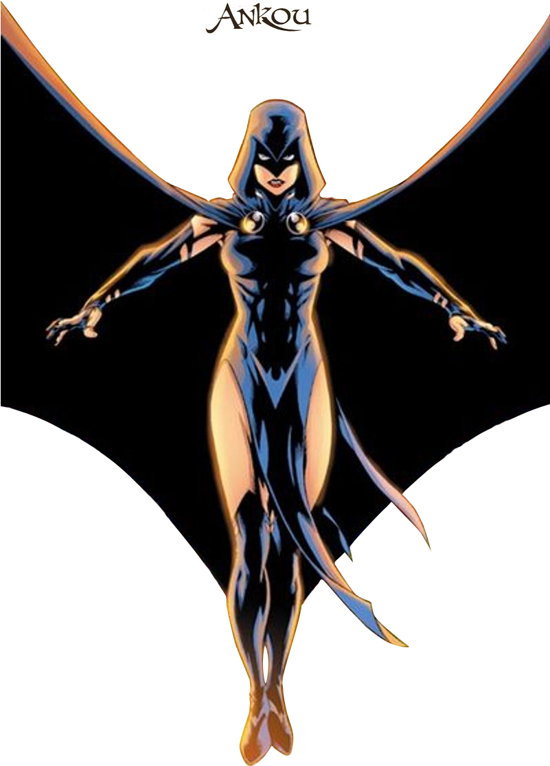 Download Dc Raven Png - Teen Titans 2003 Comic Raven | Transparent PNG ...