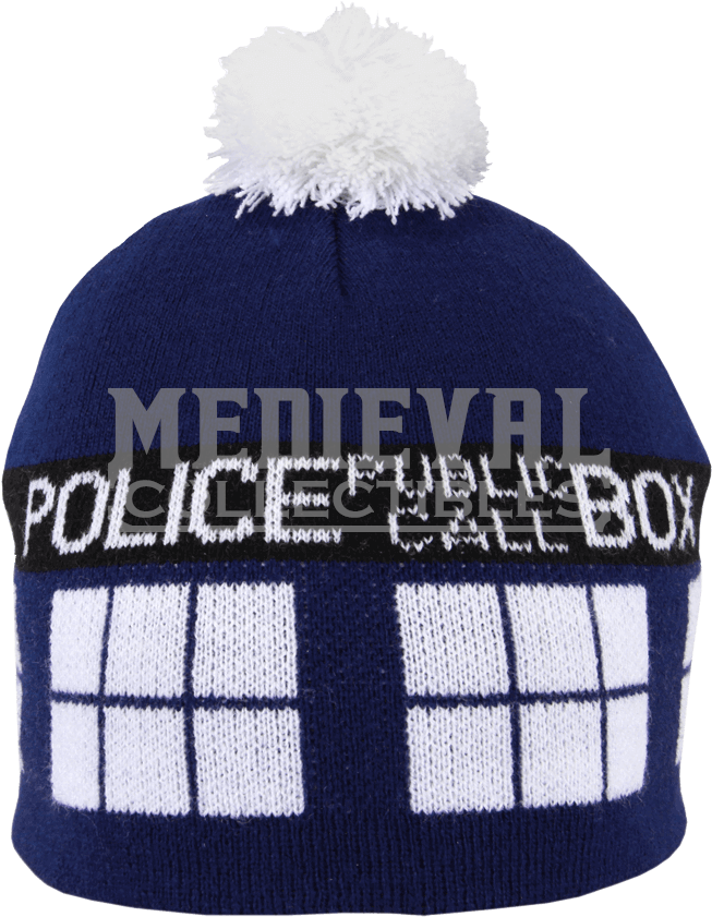 Doctor Who Tardis Pom Beanie - Elope Doctor Who Tardis Pom Beanie ...