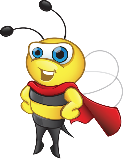 Bee - Power Bee (400x516), Png Download