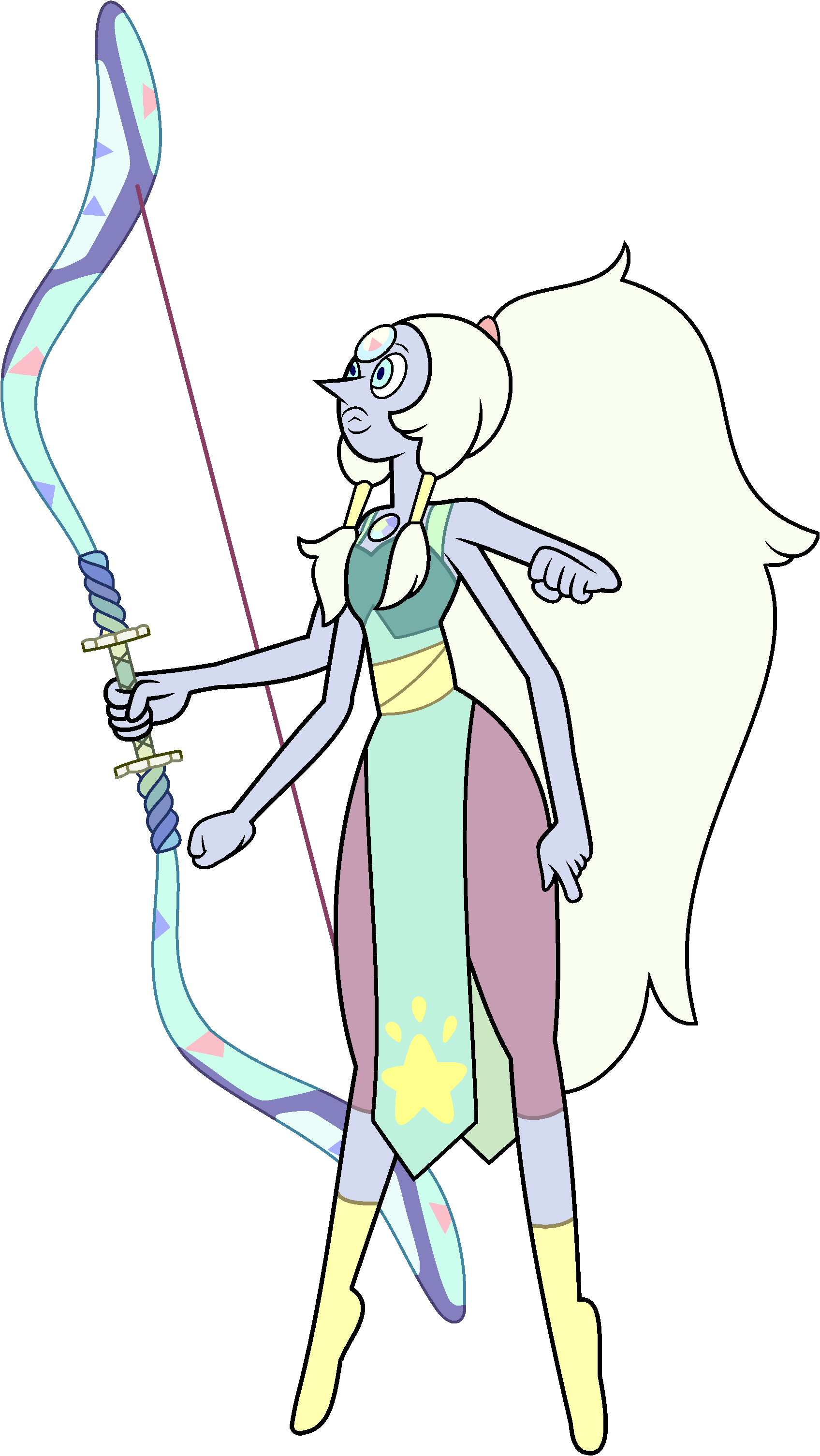 With Bow - Steven Universe Opal 2016 (1696x3010), Png Download