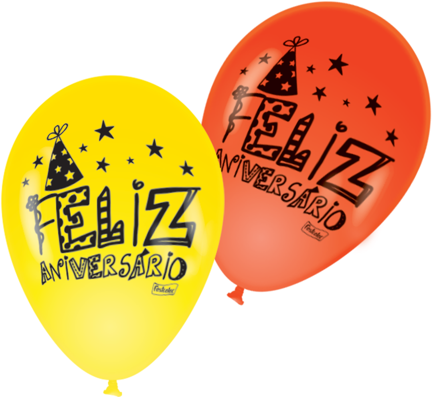 Titulo Produto - Balão Feliz Aniversario (990x990), Png Download