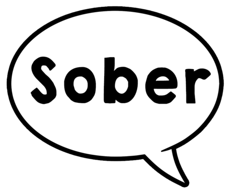 Team Drunk/sober Speech Bubble - Circle (480x406), Png Download