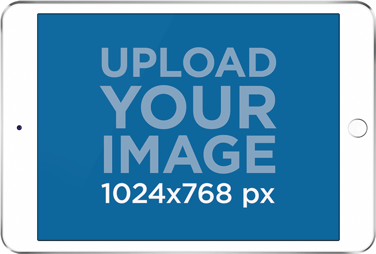 Download Ipad In Landscape Position Over A Transparent Background ...
