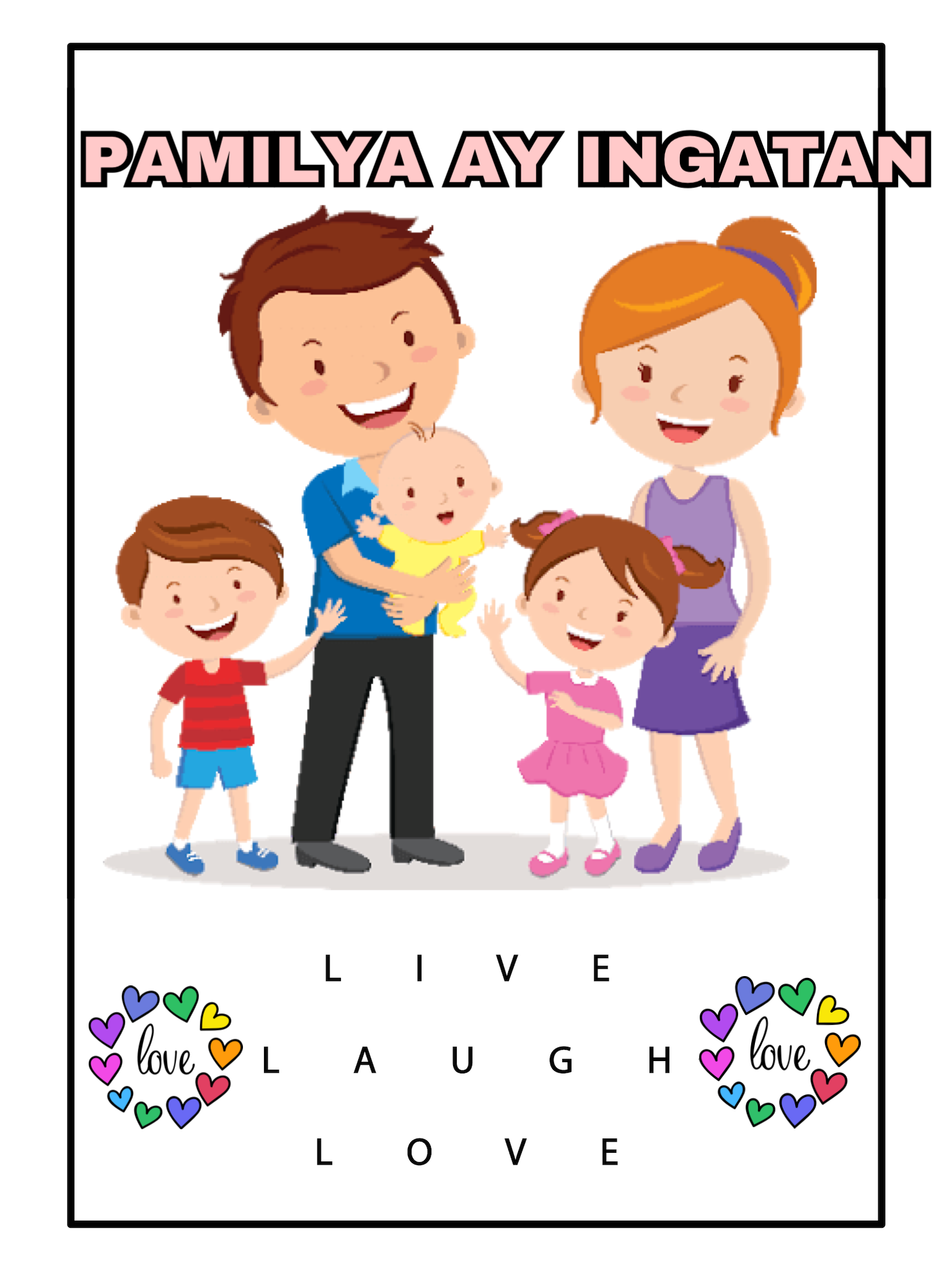 Filipino Family Vector, Family Clipart, Parent Coaching, - Family ...