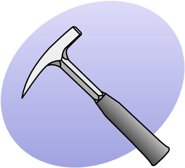 Free Icons Png - Hammer Geology Logo (400x360), Png Download