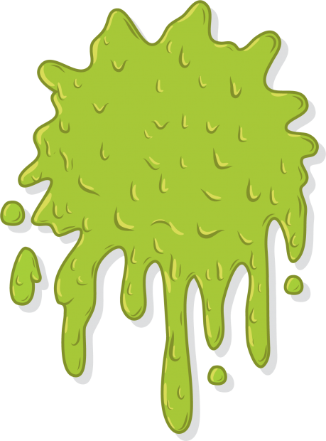 Or Slimy - Slime Splat (459x620), Png Download