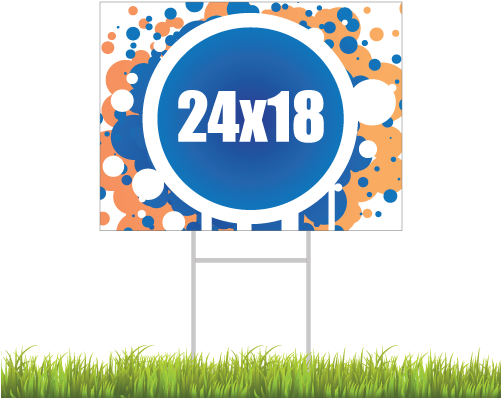 Custom 24" X 18" - Yard Signs (500x500), Png Download