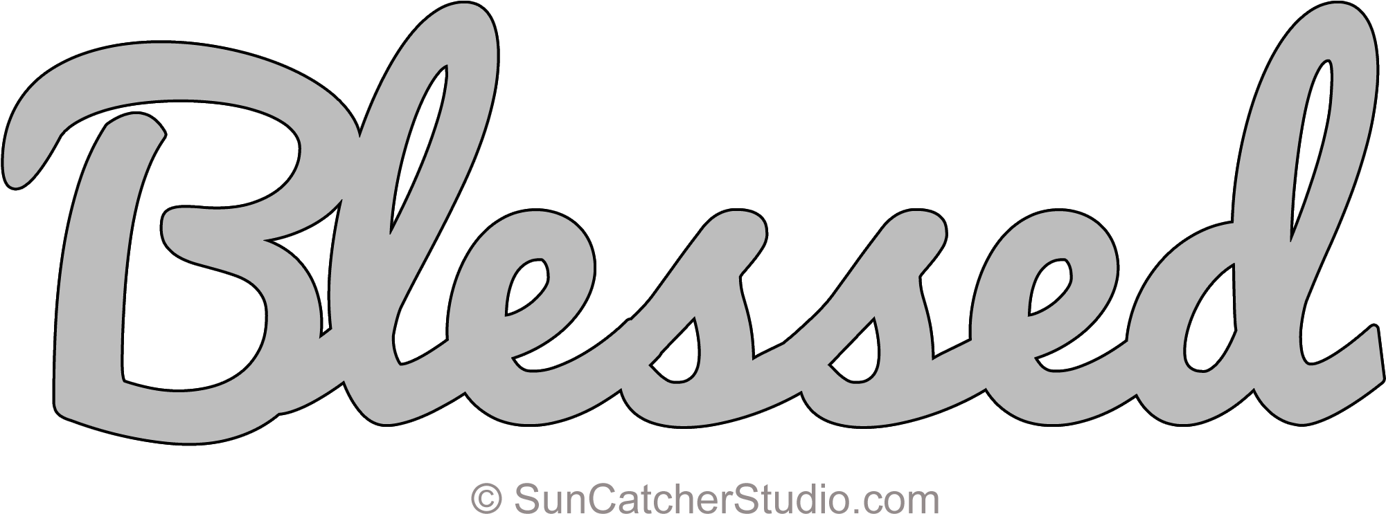 Download Blessed Pattern - Blessing Stencil Printable | Transparent PNG ...