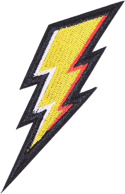 Bij Kiki Iron-on Patch Lightning - Emblem (960x720), Png Download