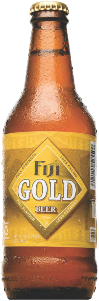 Fiji Gold Beer - Beer (343x1024), Png Download