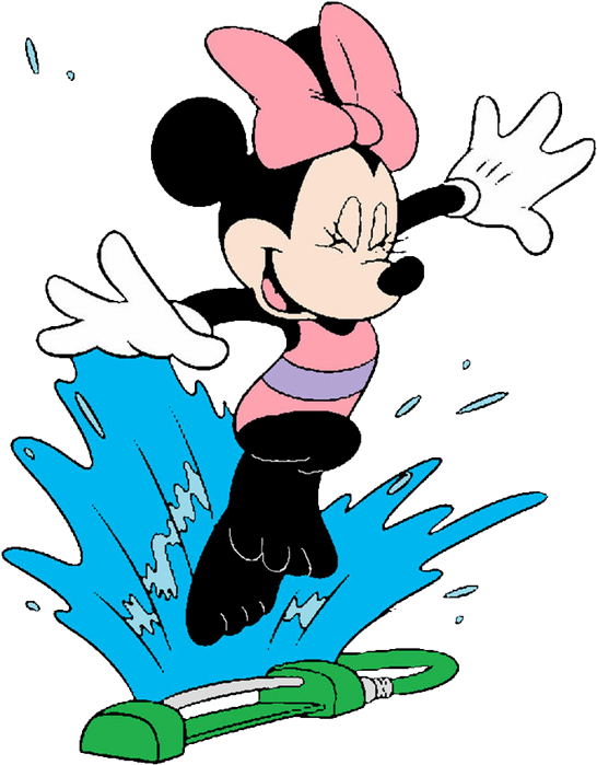 Minnie Mouse Beach Clipart - Clipart Minnie Mouse Beach (564x718), Png ...