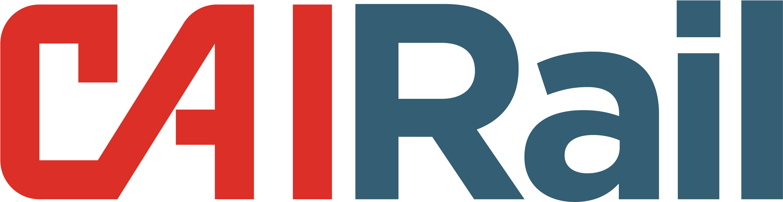 Cai Rail - Graphic Design (2637x787), Png Download