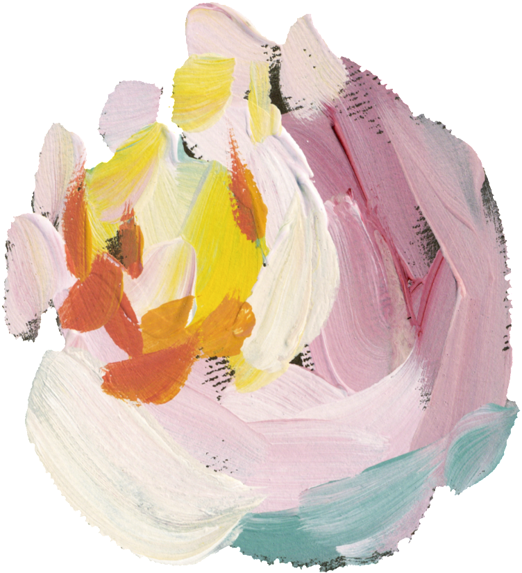 Hand Painted Color Oil Painting Png Transparent - Oil Painting ...