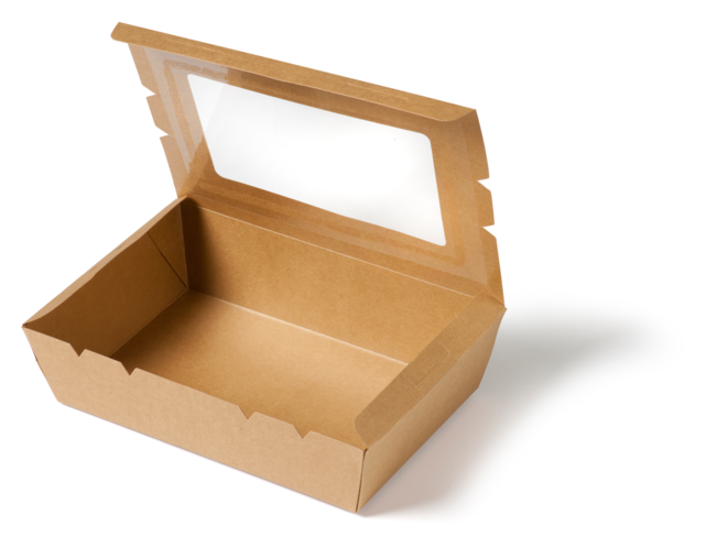 Download Container, Kraft And Pla, With Window, Catering Box ...