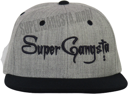 Super Gangsta Snap Back Baseball Hat - Baseball (613x372), Png Download