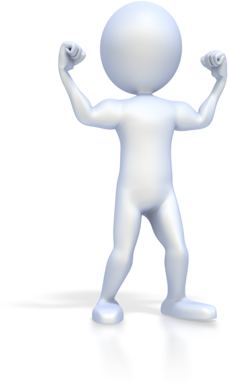 Finall Flexing Figure - Stick Figure Strong Png (600x800), Png Download