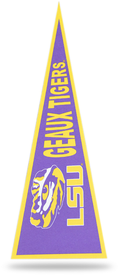 Download Felt Pennant Flag - College Flags And Banners Co. Louisiana ...