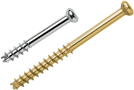 Short And Long Thread Screws In Stainless Steel And - 4 Mm Cannulated ...