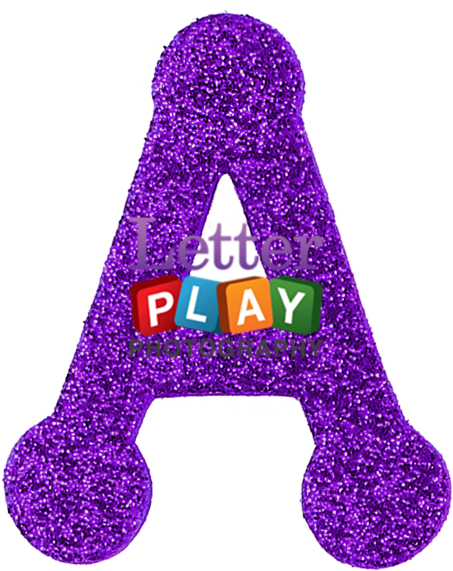 Letter A In Blue Glitter (600x600), Png Download