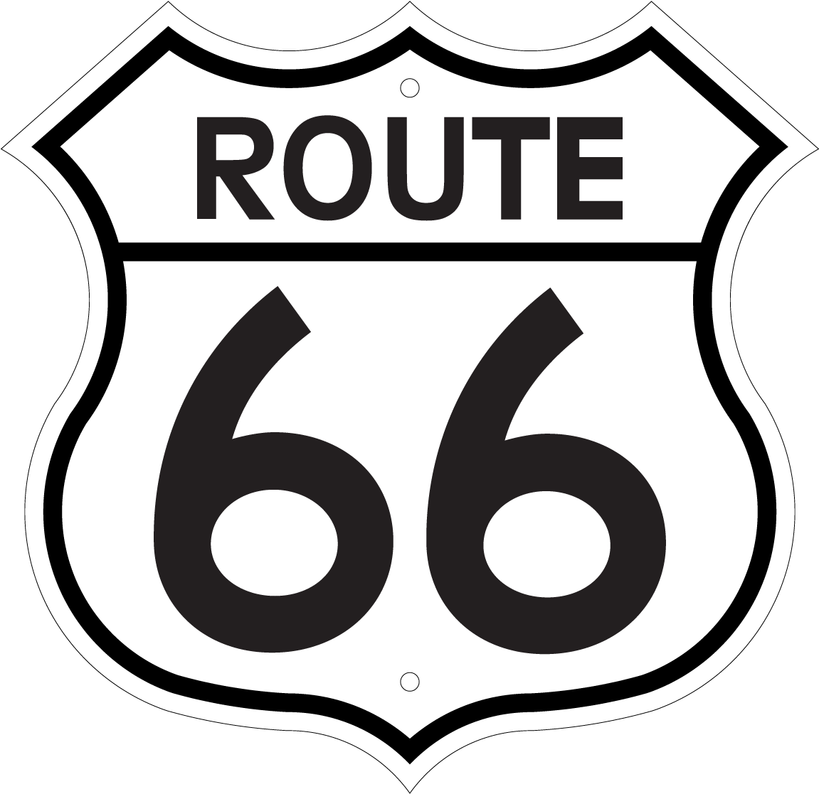 Download Route 66 Sign Logo Vector - Route 66 Vector Png | Transparent ...