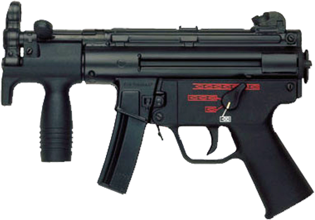 H&k Mp5 Compact - Hk Mp5 (800x606), Png Download