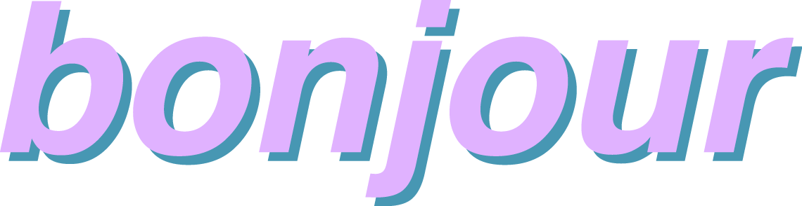 Bonjour - Transparent Bonjour Png (1140x294), Png Download