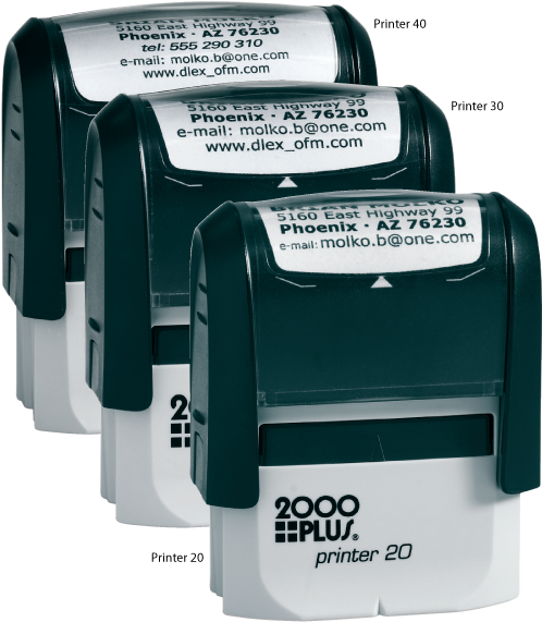 Rubber Stamps Self Inking Xstampers Daters - 2000 Plus Printer 10 ...