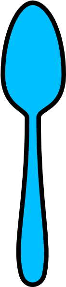 Download How To Set Use Blue Spoon Svg Vector | Transparent PNG ...