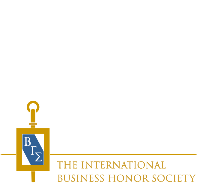 Stacked Clear Logo White - Beta Gamma Sigma Logo (714x674), Png Download