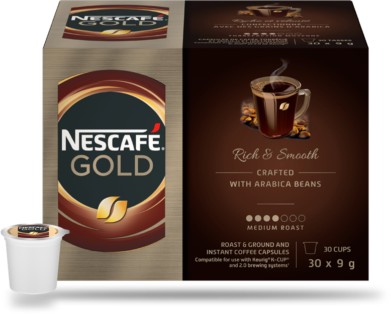 Nescafe Gold K Cup (778x626), Png Download