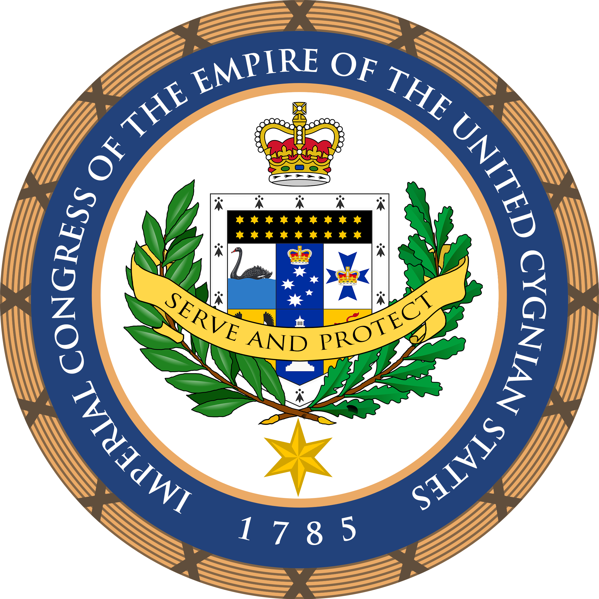 Download Seal Of The Imperial Congress Of Cygnia - Queens York Rangers ...