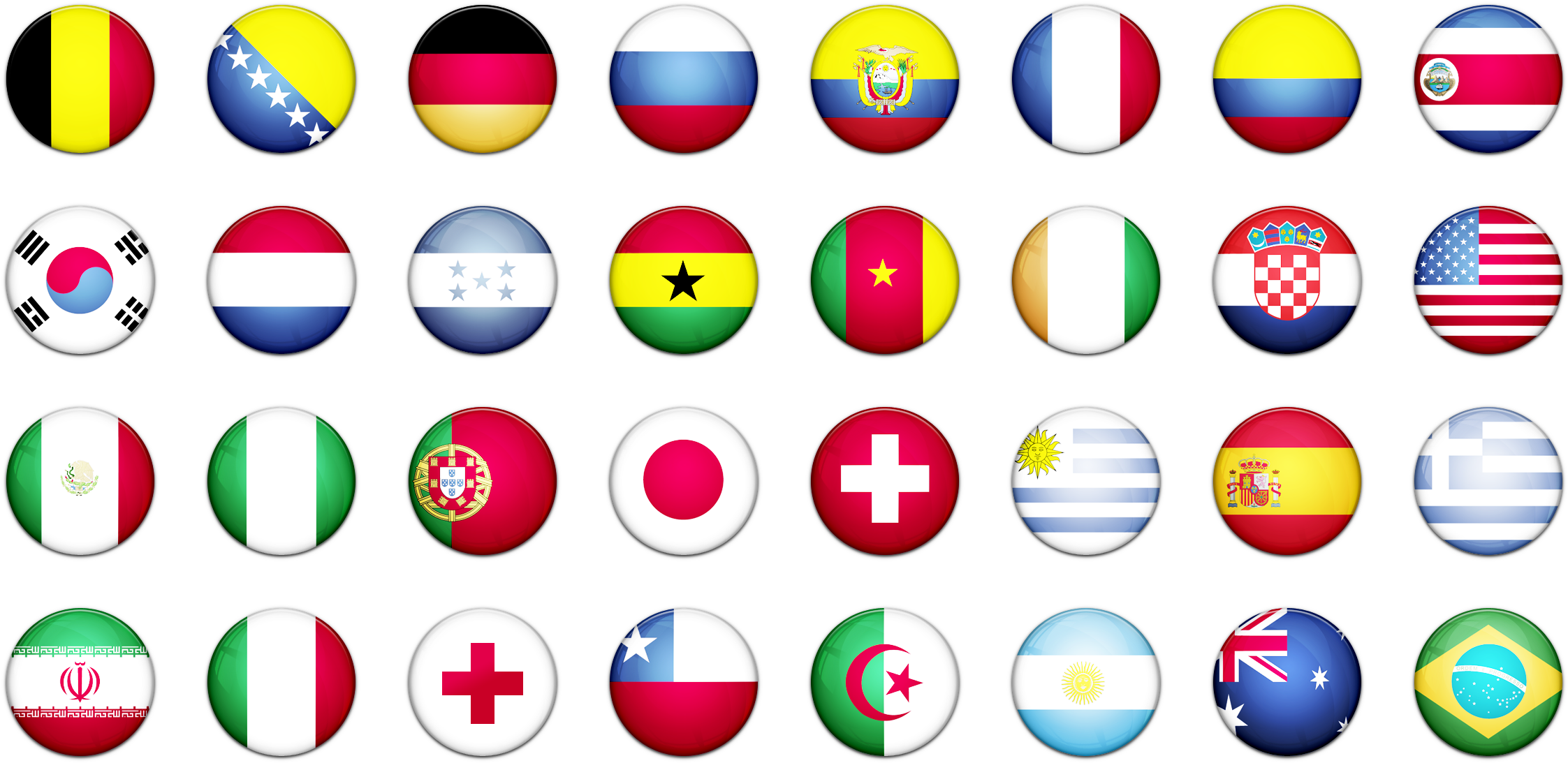 Flags Png Pic - Country Flags Png (2376x1224), Png Download