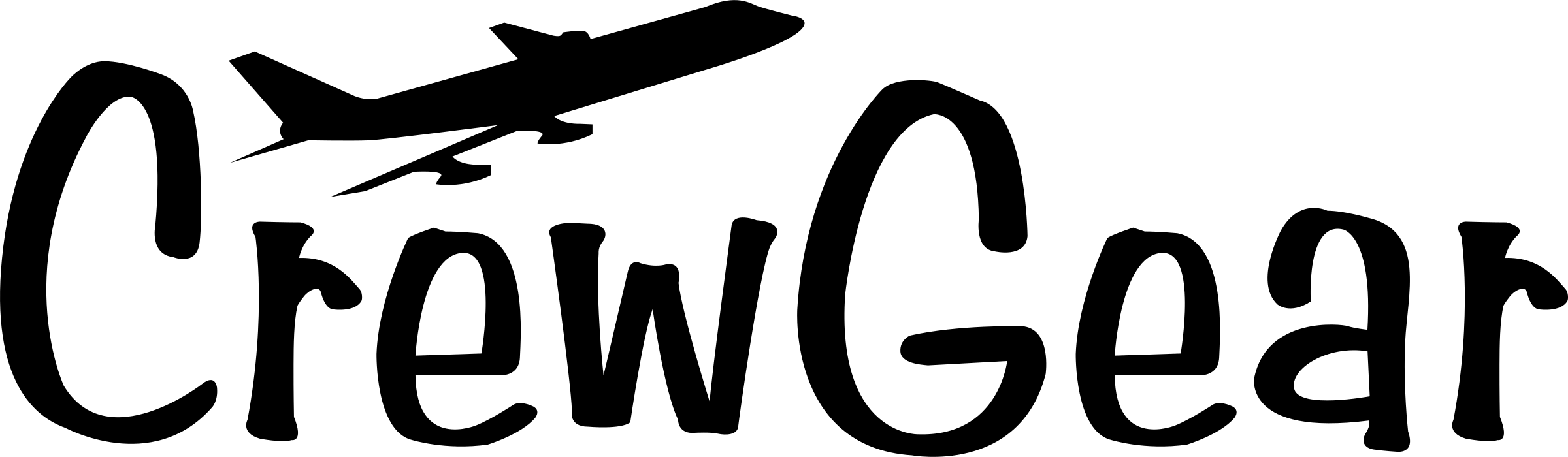 Crew Gear Logo Png Transparent - Logo (2400x700), Png Download