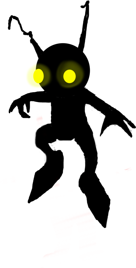 Shadow Heartless (900x1169), Png Download