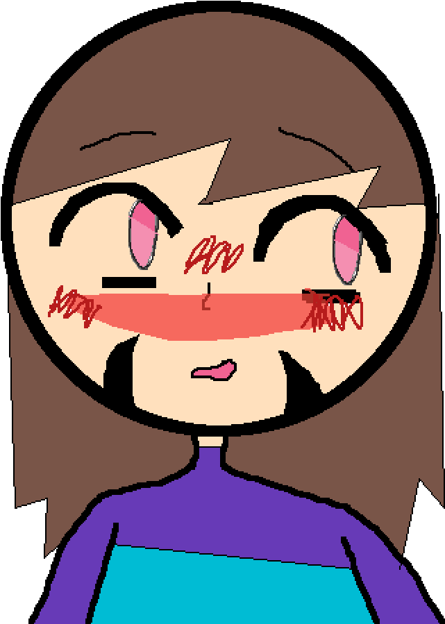 My Oc Blushing - Blushing (1000x1000), Png Download