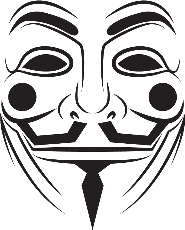 Anonymous Mask Transparent Background Download - Give Man A Mask And He ...