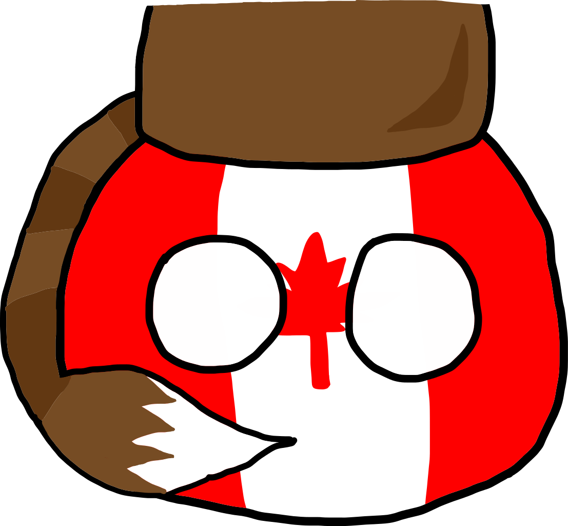 Polandball Canadaball Png (1107x1024), Png Download