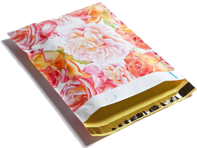 Designer Mailers Watercolor Blossoms Poly Mailers - Floral Poly Mailers ...
