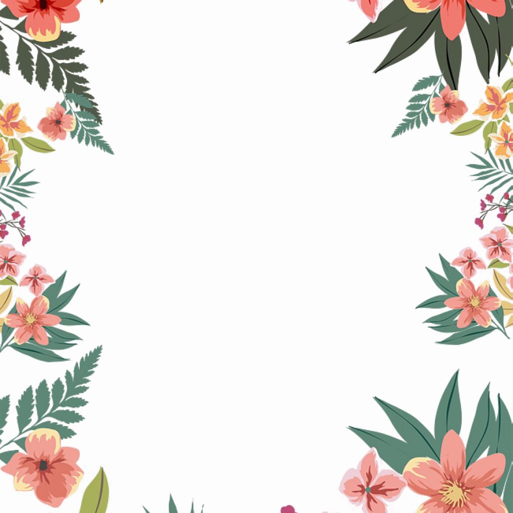 Border Png Picture Floral Border For Word Documents 1024x1024 Png