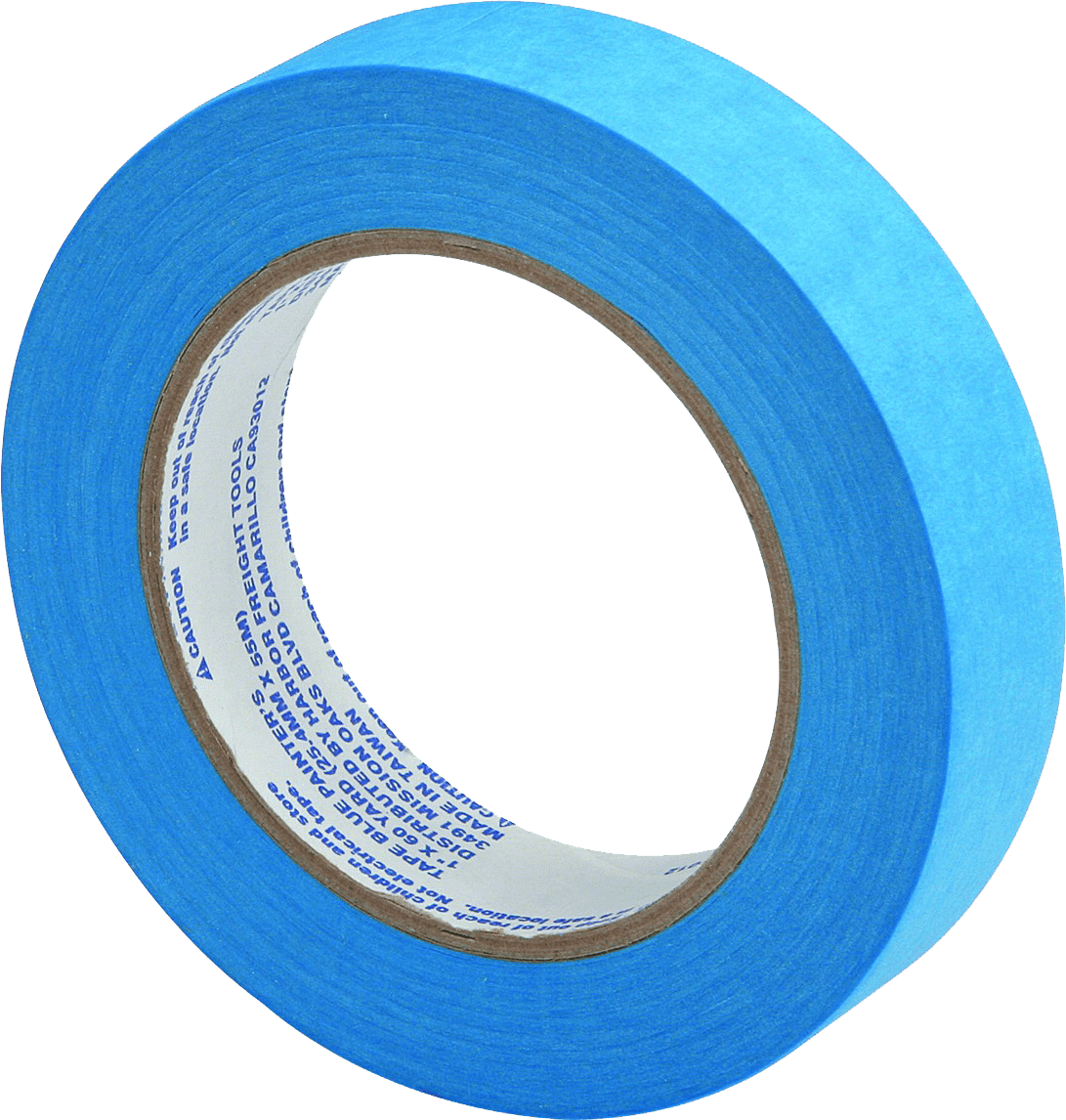 Blue Painter's Tape - Blue Painters Tape Png (1091x1146), Png Download