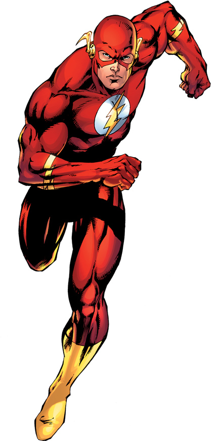 Flash Superhero Png - Flash Dc Comics Png (694x915), Png Download