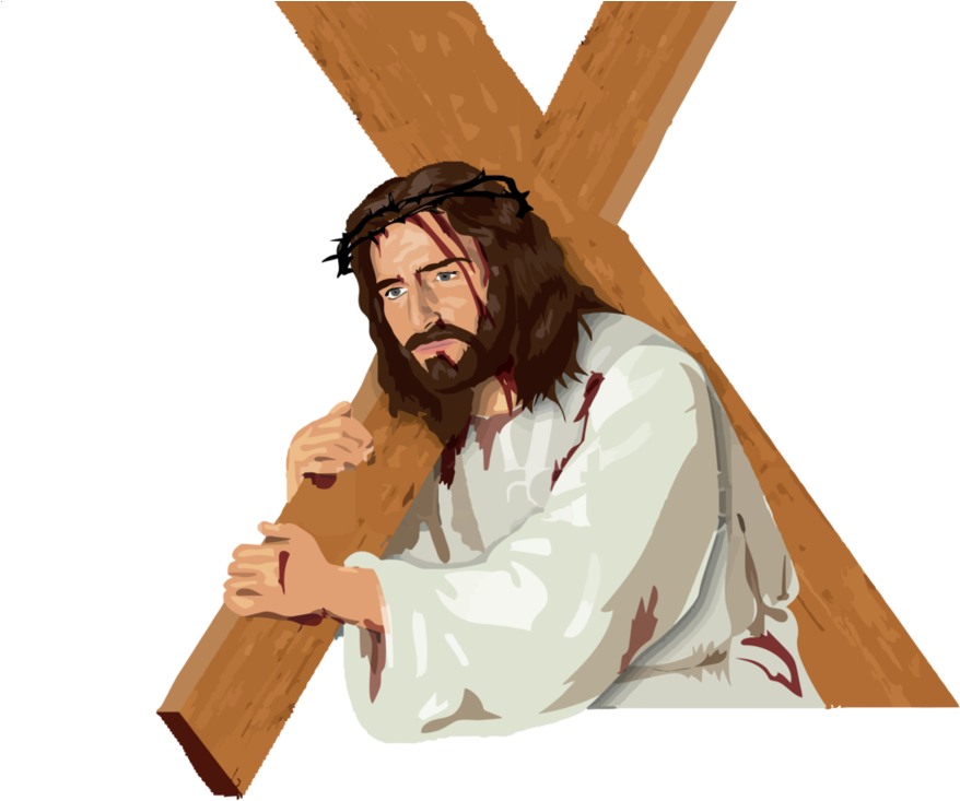 God Jesus Christ Png - Cross Of Jesus Png (894x894), Png Download