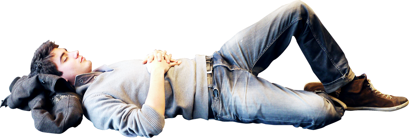 Transparent People Sleeping - Sleeping Png (1600x540), Png Download