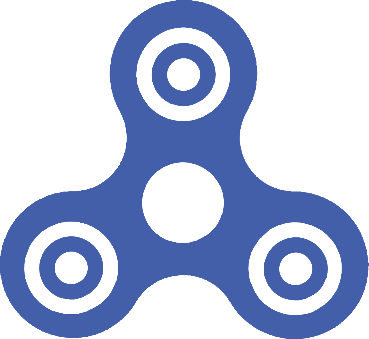 Fidget Spinner - Fidget Spinner Svg (1280x1178), Png Download