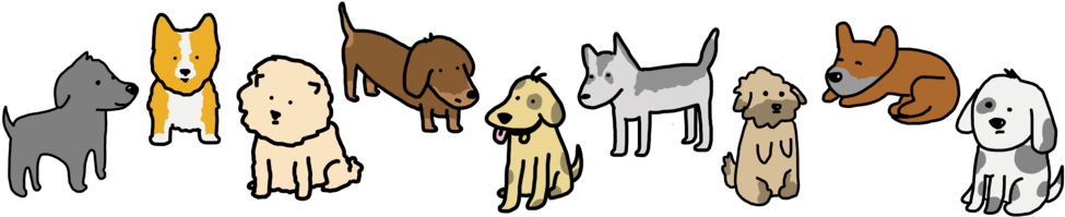 All Dogs Banner (1000x230), Png Download