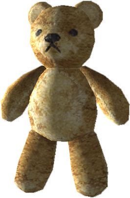 Teddybear - Fallout 4 Teddy Bear (377x438), Png Download