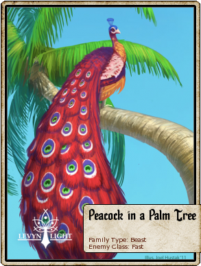 Peacock In A Palm Tree - Wiki (316x413), Png Download