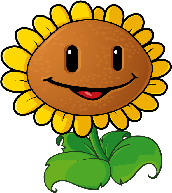 Sunflower - Plants Vs Zombies 1 Sunflower (634x662), Png Download