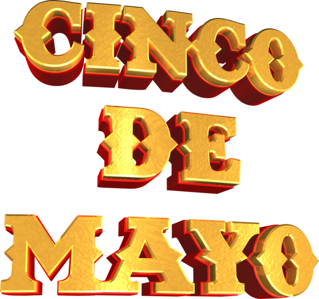 Cinco De Mayo 3d - 5 De Mayo Clipart Transparent Png (641x600), Png ...